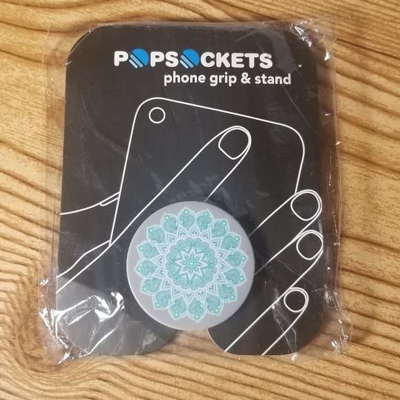 PopSocket | Accessories | Tiffany Blue Mandala Popsocket | Poshmark